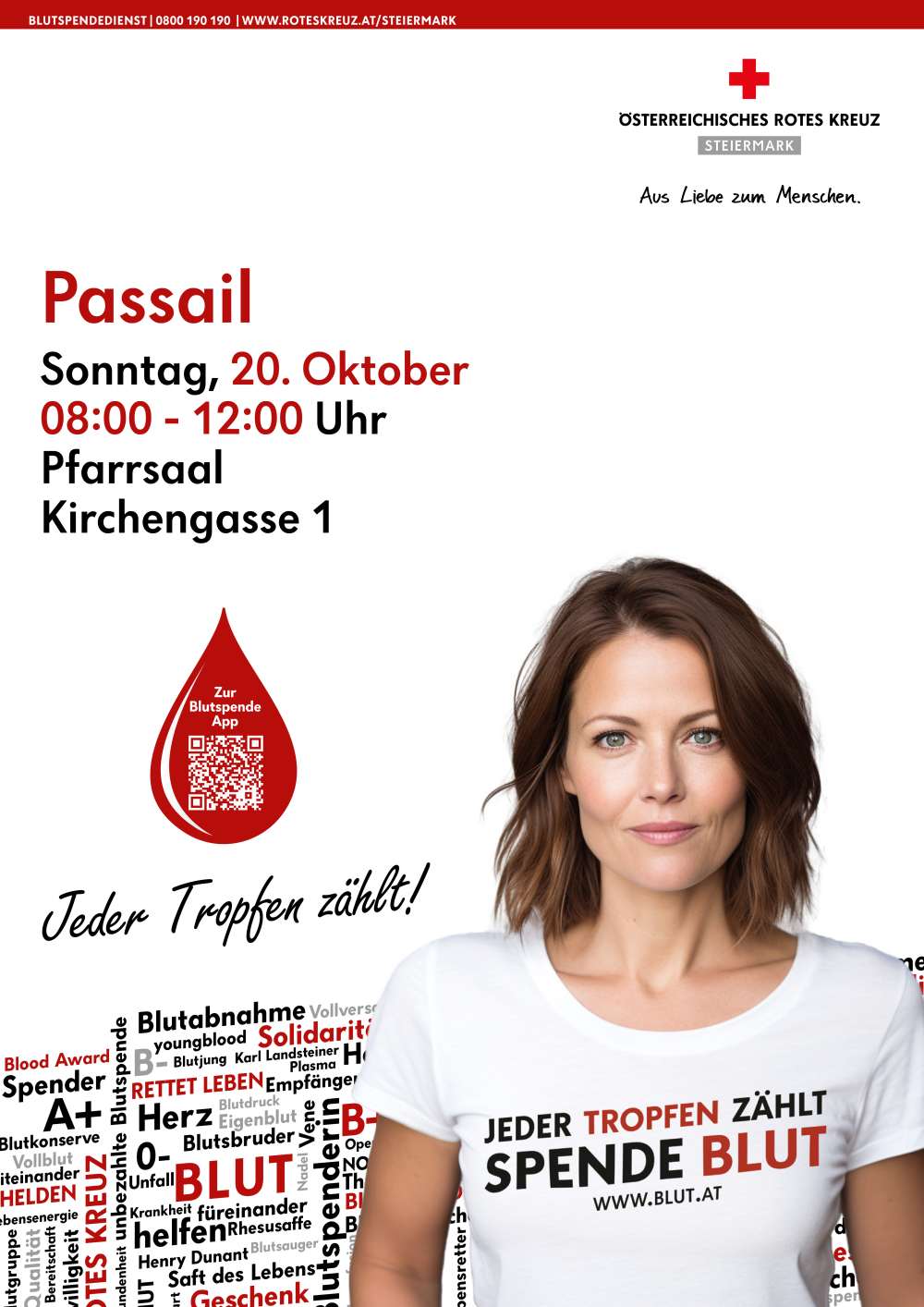 🩸 Blutspenden in Passail! 🩸 – Marktgemeinde Passail