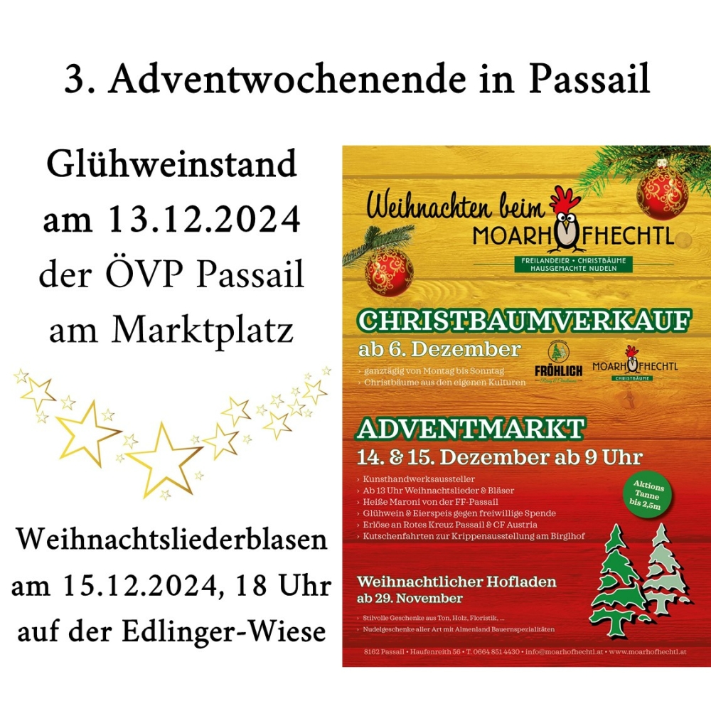 3. Adventwochenende in Passail 🎄 – Marktgemeinde Passail